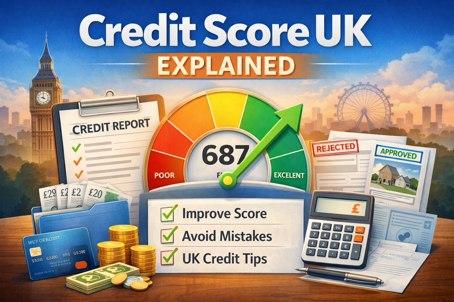 Credit Score UK Explained What Improves It What Harms It And What ...